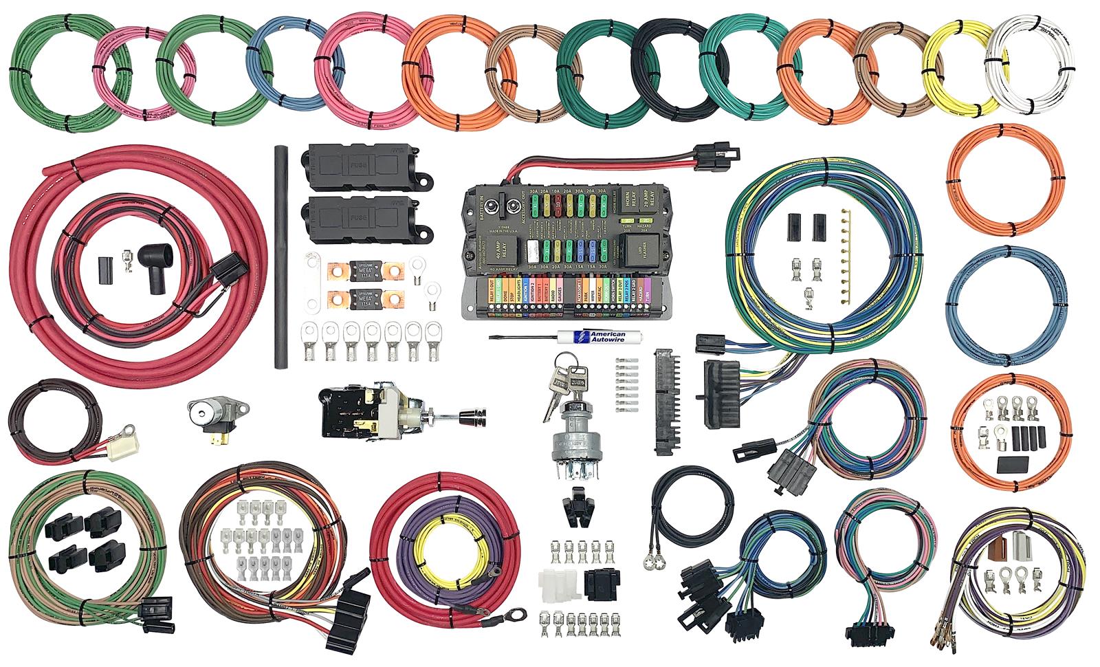 Automotive Direct Fit Electrical Wiring Kits | Hot Rod Hardware