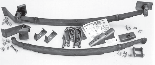 Posies 1935-40 Ford SuperSlide Adjustable Rear Spring Weld-In Kit For
