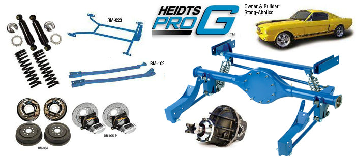 Heidts 1964-70 Ford Mustang Pro-G Rear 4-Link Suspension Hot Rod Hardware