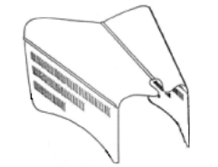 Rootlieb Ford 1933 4 Pc Hoods for 1933 Pair 3 Row Sides Only